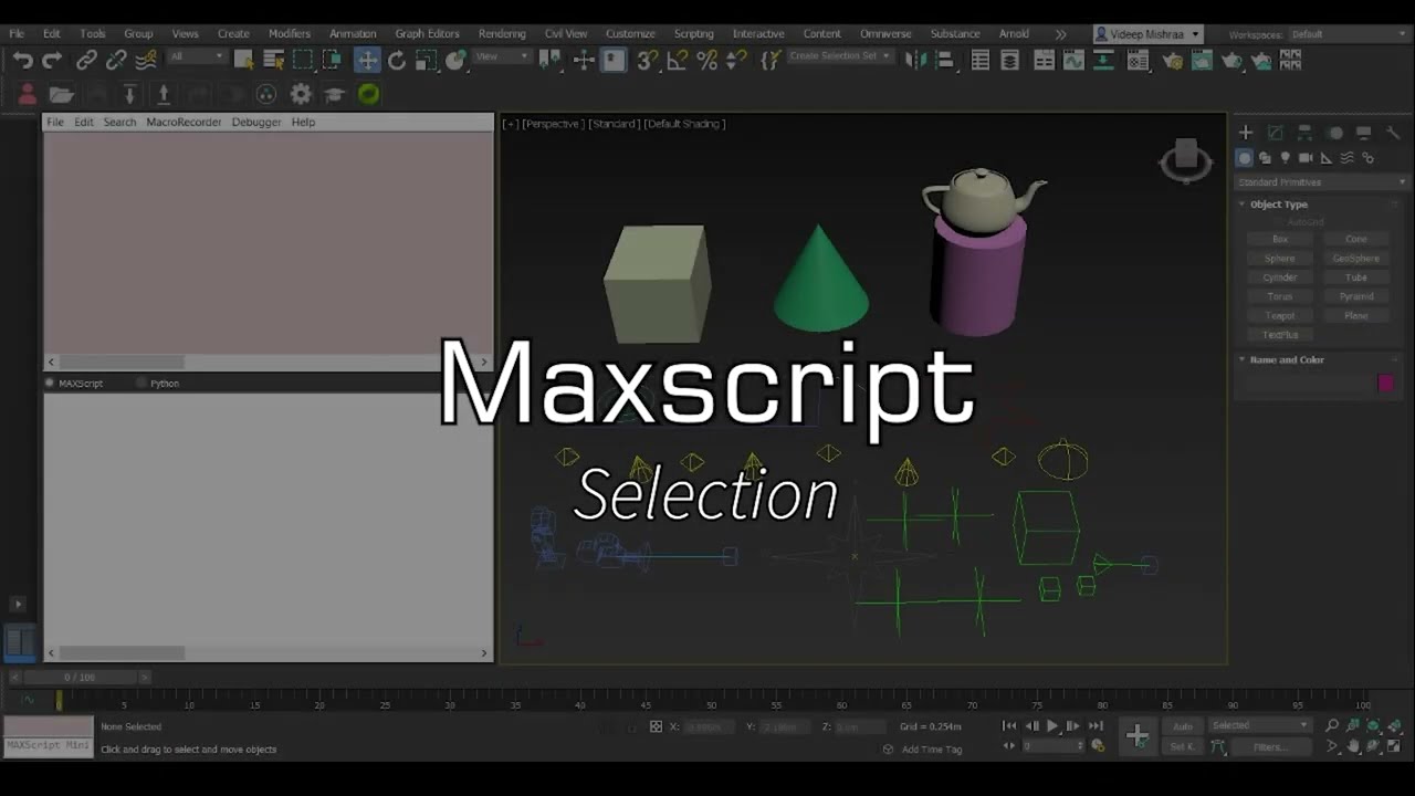 Maxscript Selection And Selecting Objects Youtube