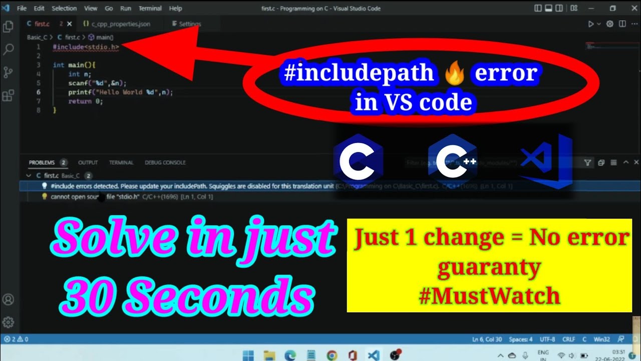 How To Update Includepath In Vscode Dibujos Cute Para Imprimir
