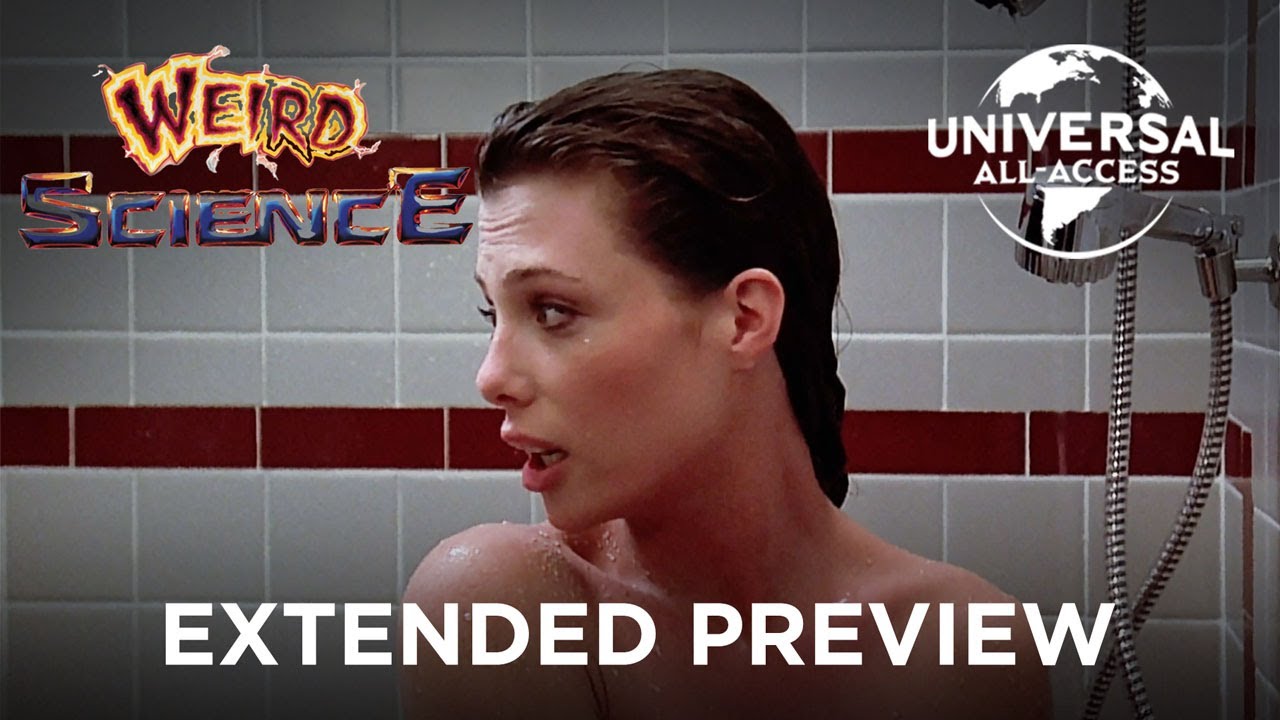 Weird Science Shower Scene Kelly Lebrock Showering S Real Fun Isn