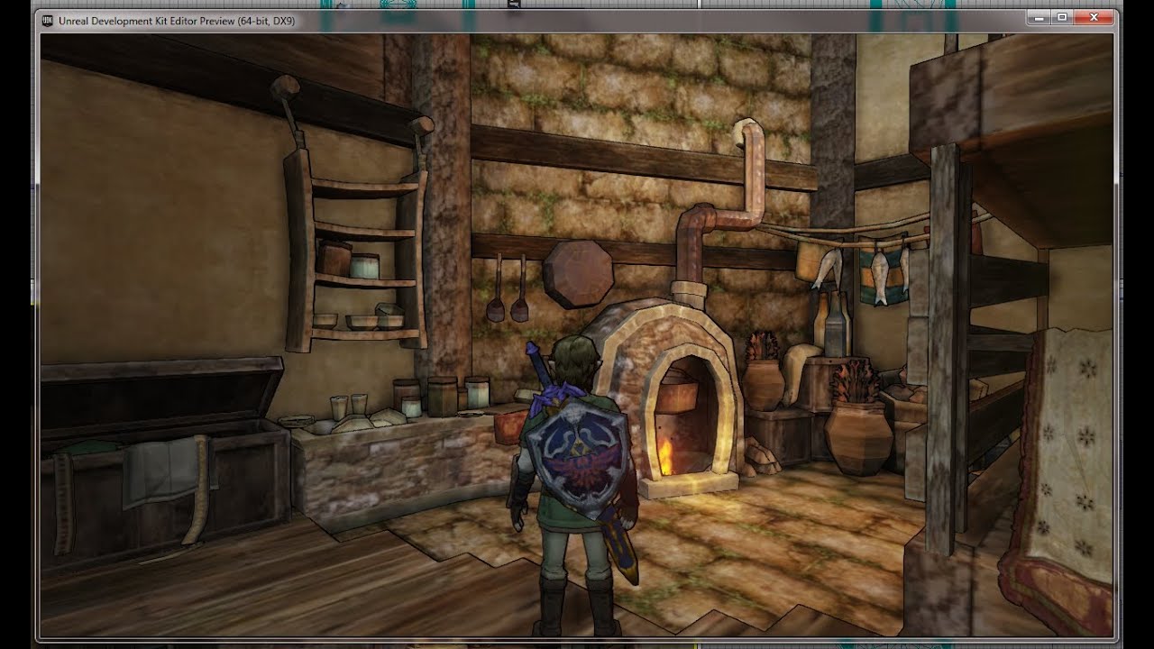 Zelda Udk Cell Shading A Button Actions And Sword Attacks Youtube