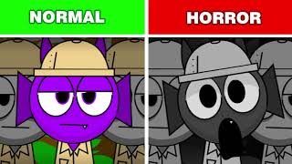 Sprunki Sprungle Banana Normal Vs Horror Versions Fanmade Incredibox ...