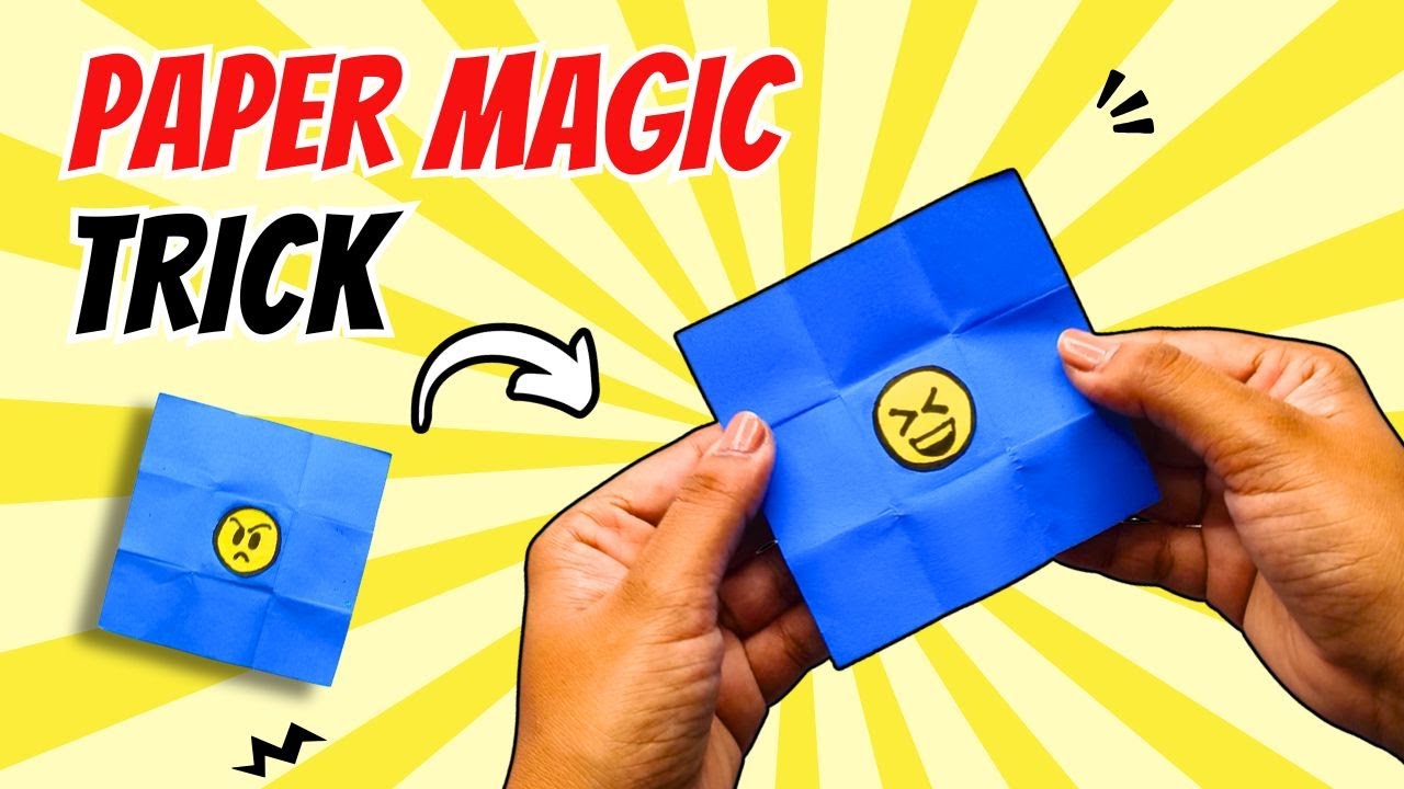 How To Make Paper Magic Trick Paper Magic Diy Paper Youtube