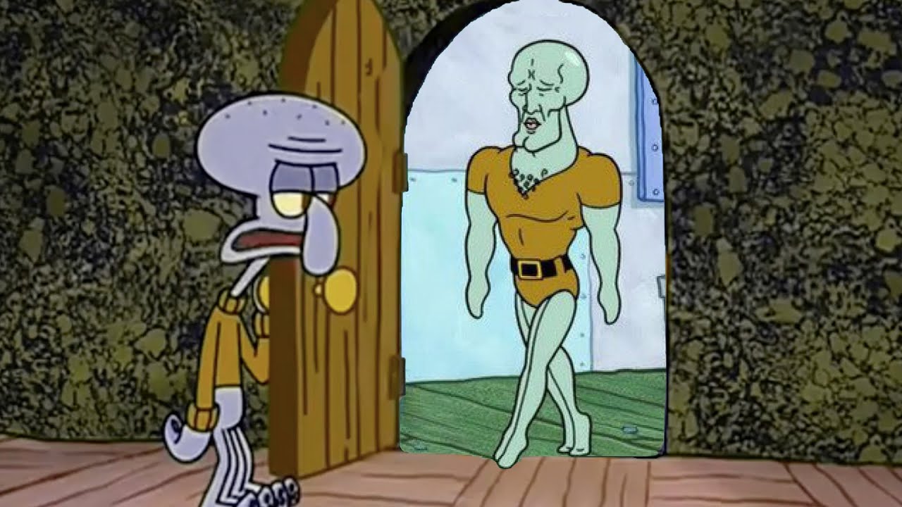 Squidward Please Come In Dancing Squidward Youtube