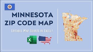 Minnesota Zip Code Map In Excel Zip Codes List And Population Map ...