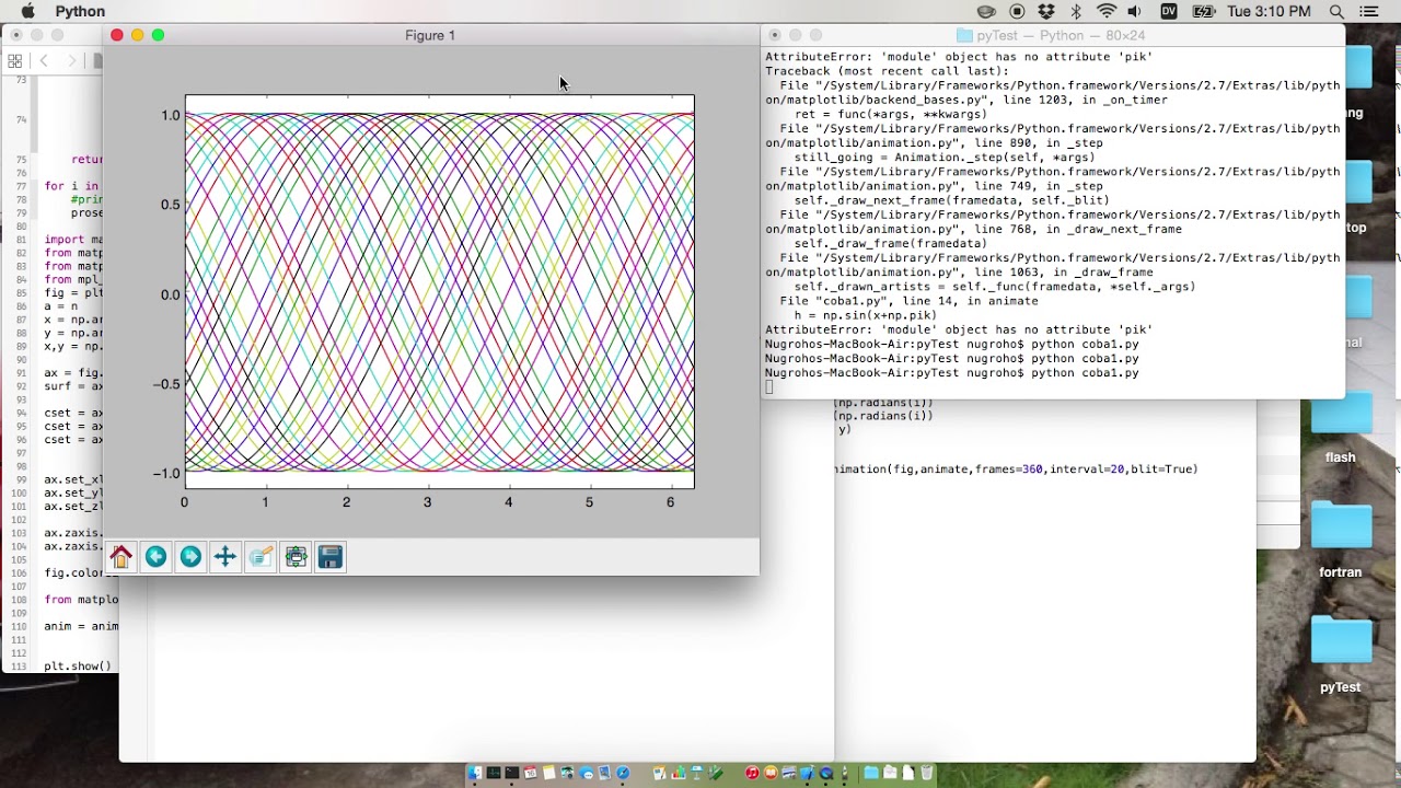 Animate Sin Function Using Matplotlib In Python Youtube