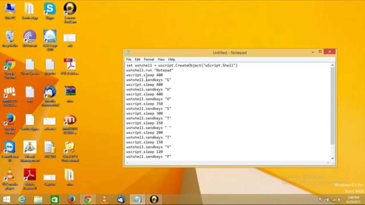 How To Auto Type In Notepad Youtube