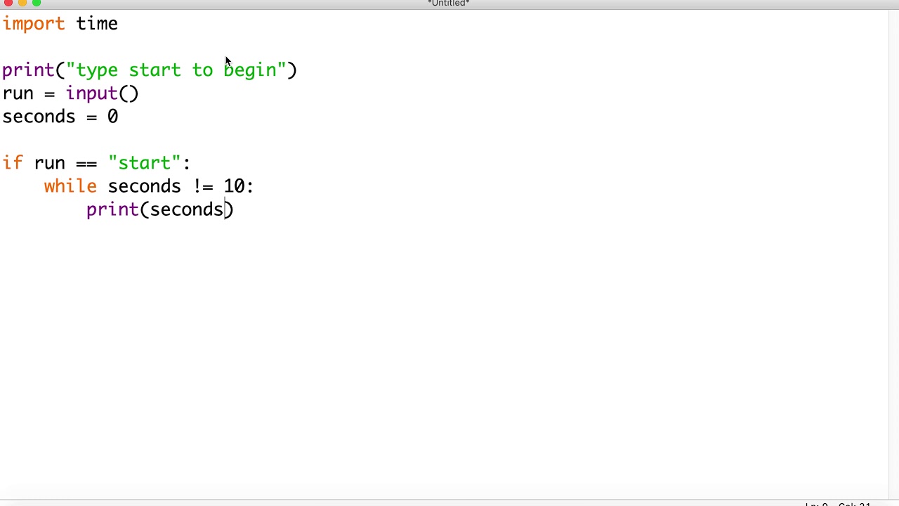 Python Day 36 Timer Youtube
