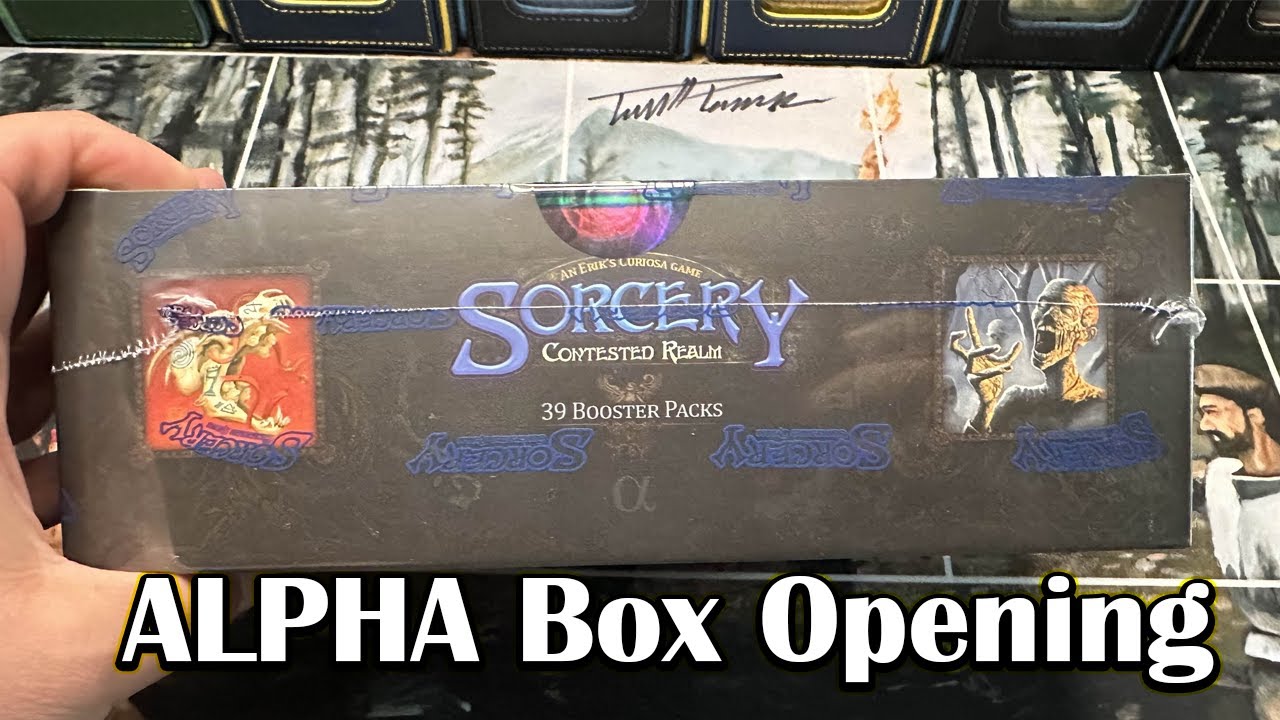 Sorcery Contested Realm Alpha Box Opening Patron Box 2 Youtube