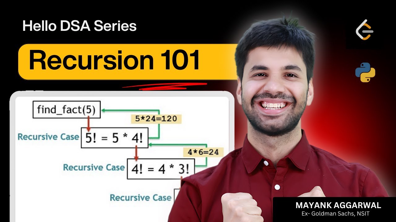 Recursion Tutorial Basics To Advanced Easiest Explanation Of