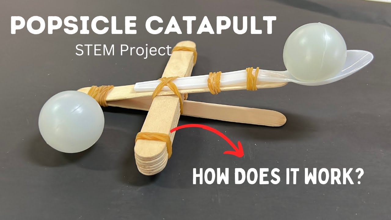 How To Make A Catapult Stem Project How Does It Work Youtube