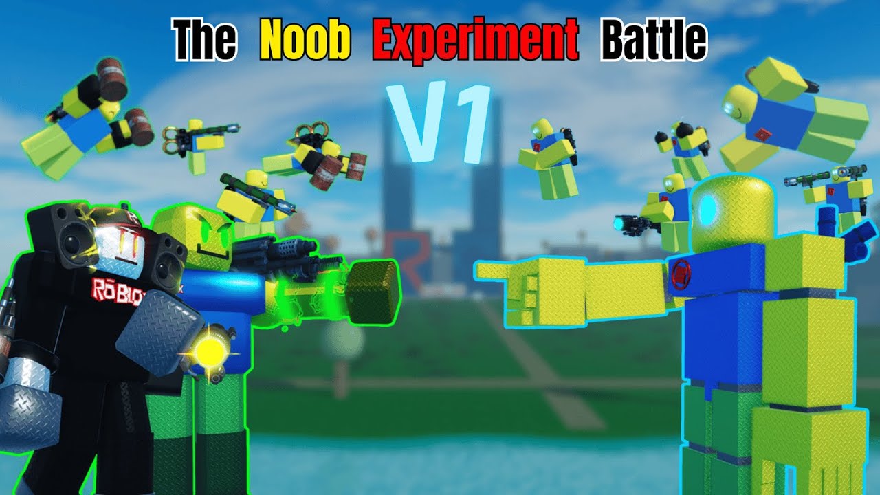 The Noob Experiment Battlefront V1 Release Updateрџґі Roblox Youtube
