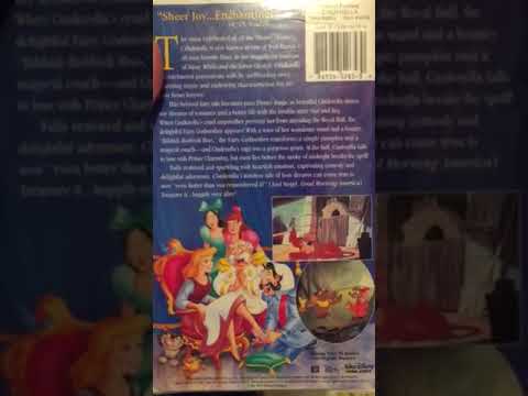 Cinderella 1950 Vhs Overview Youtube