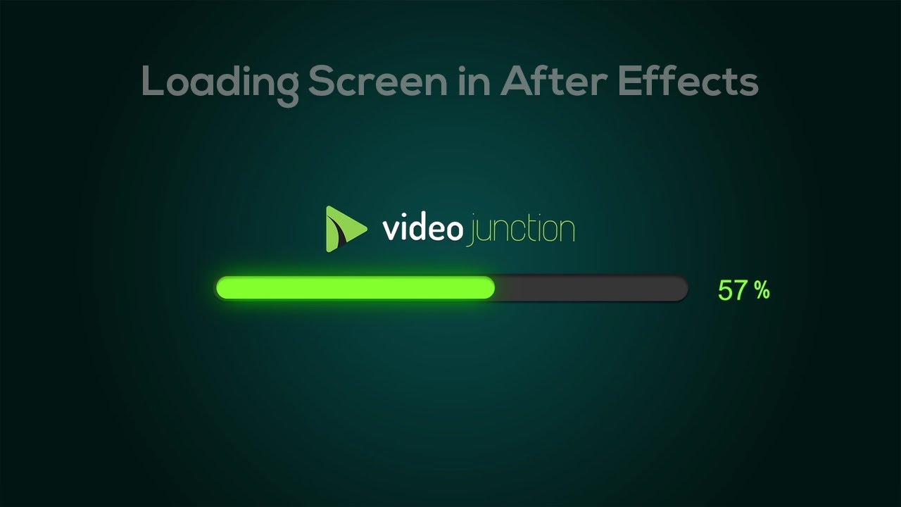 How To Make Loading Screen Animation In After Effects Progress Bar