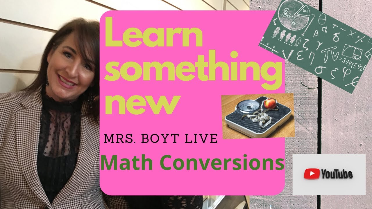 Math Conversions Youtube