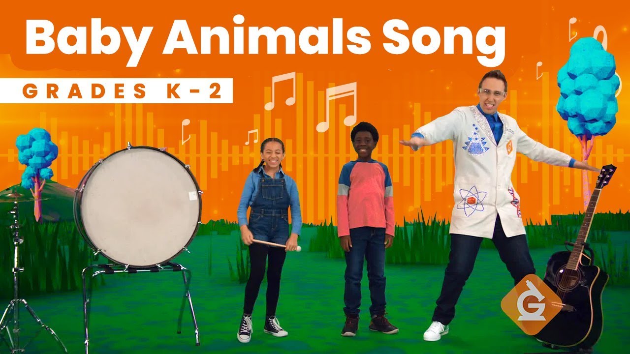 The Baby Animals Song Science For Kids Grades K 2 Youtube