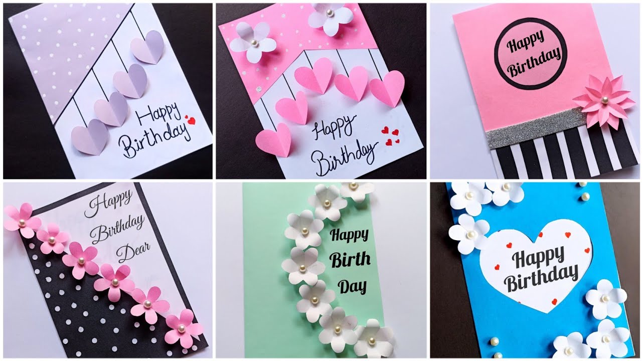 Handmade Birthday Card Ideas Easy Infoupdate Org
