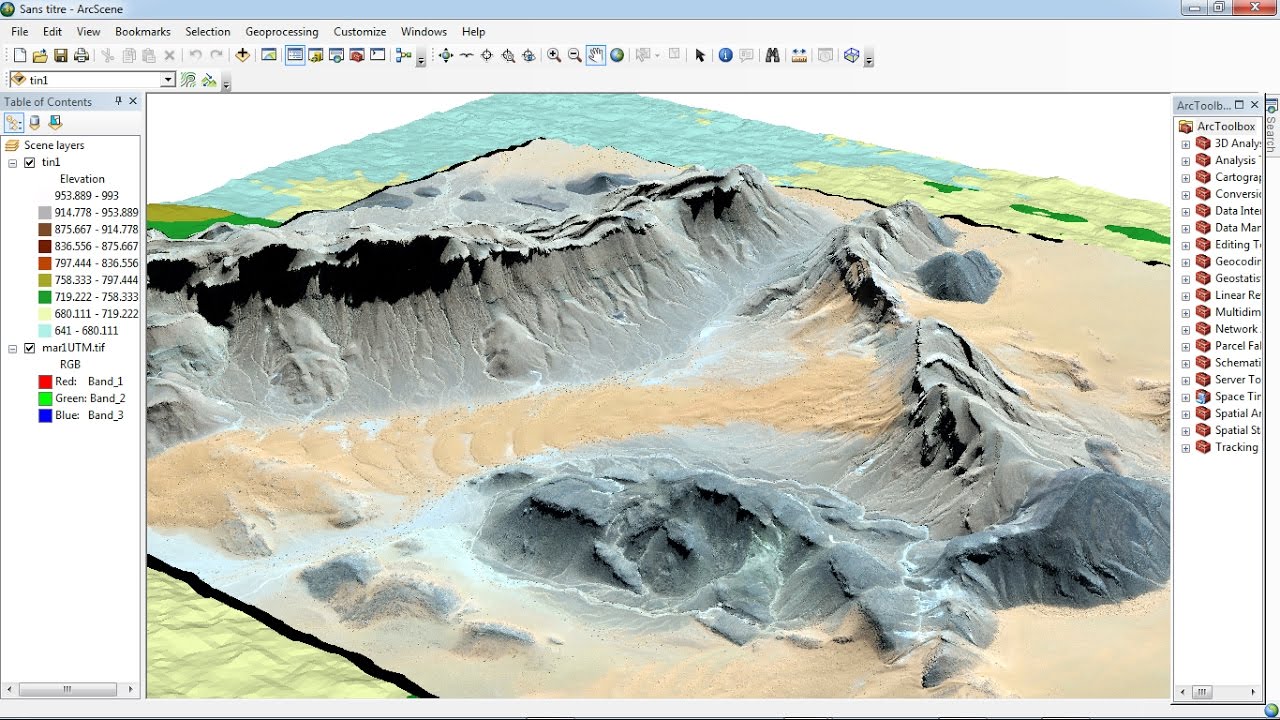 Erste Schritte Mit 3d Analyst In Arcgis Pro Zcrr