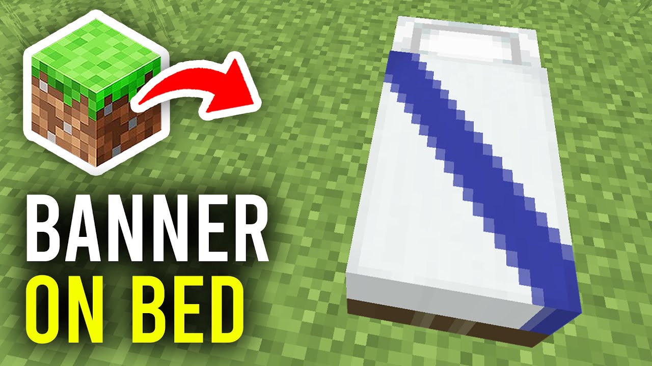 How To Put Banner On Bed In Minecraft Full Guide Youtube