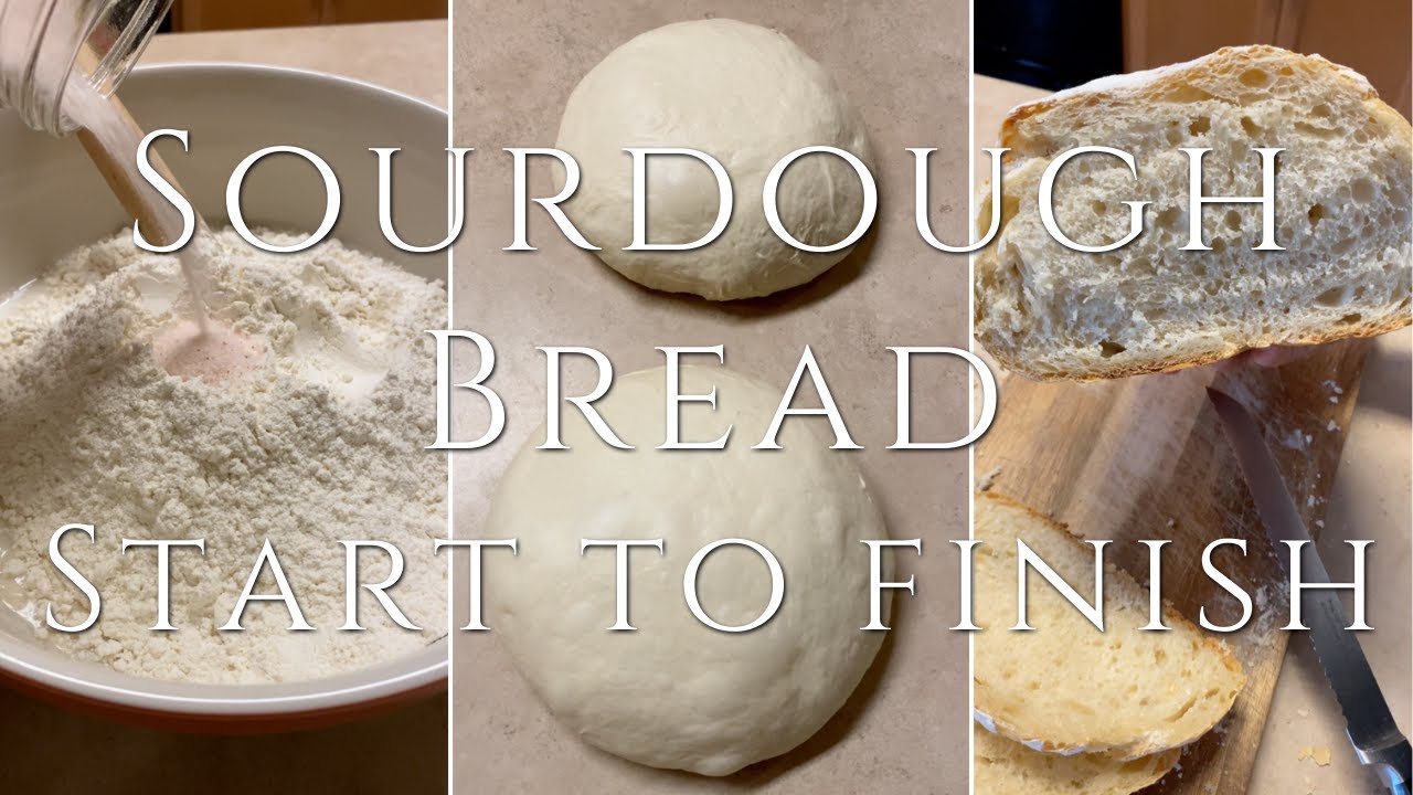 Artisan Sourdough Bread Step By Step Guide Youtube
