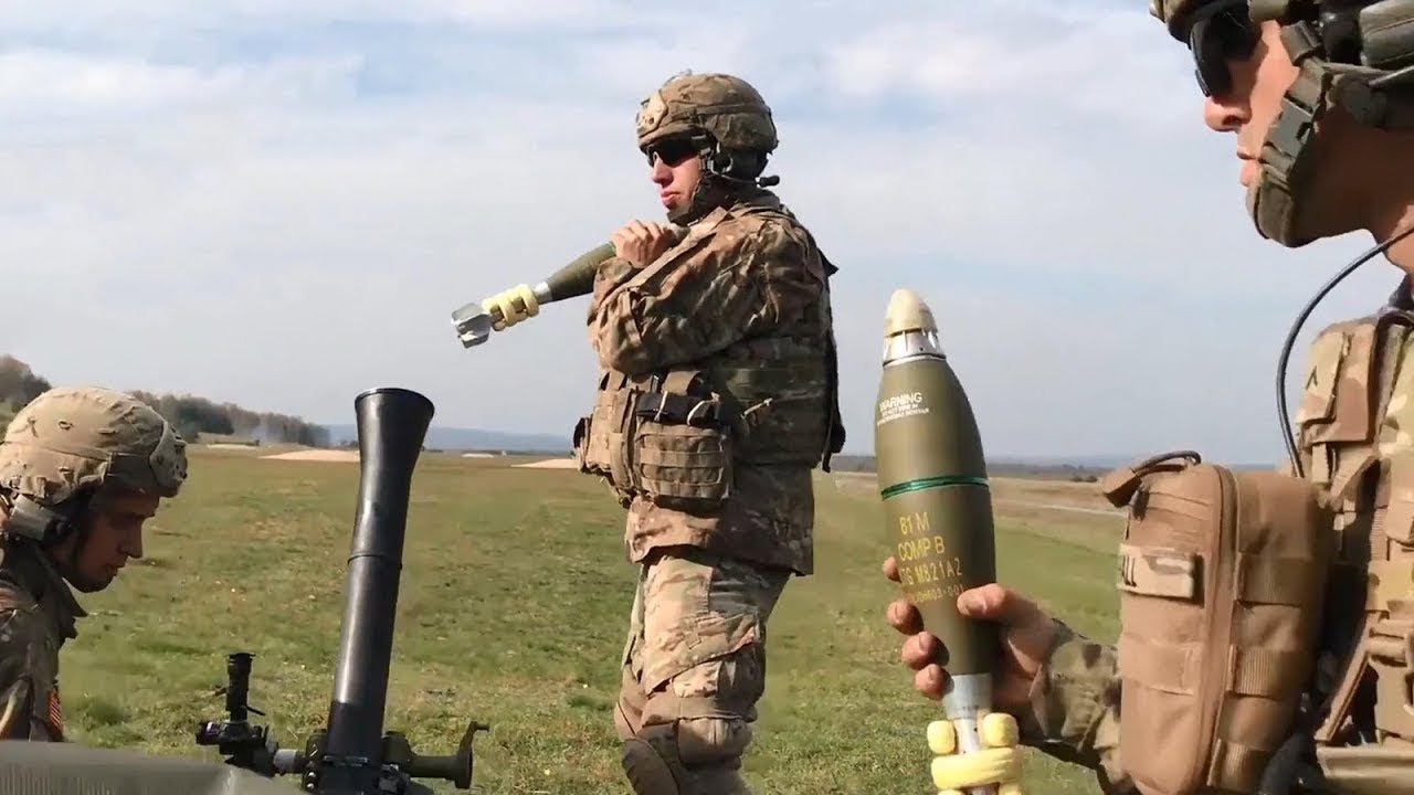 Rapid Shooting Mortar Fire For Effect Training Exercise Youtube