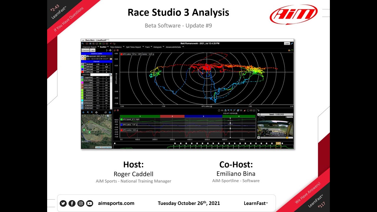 2 43 Race Studio 3 Analysis Update 9 Live Webinar With Emiliano Bina