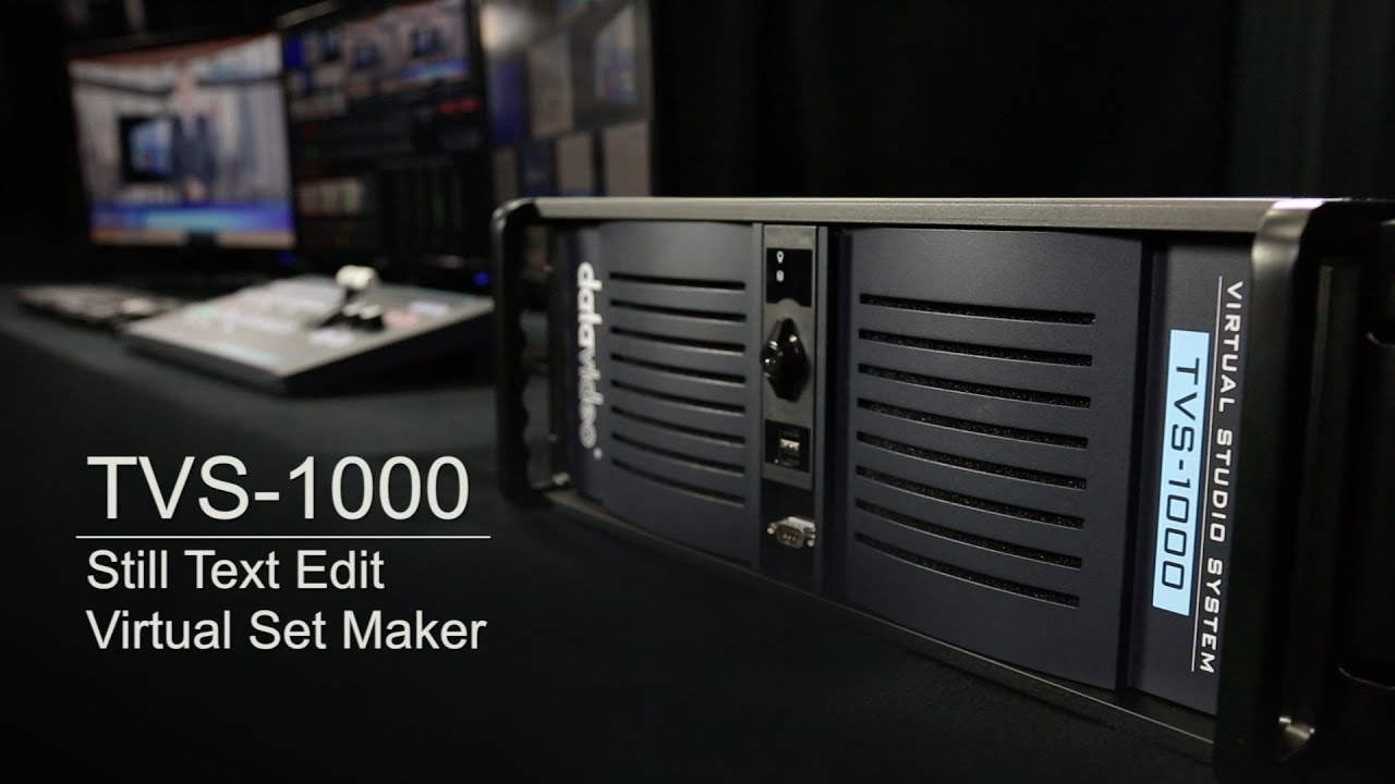 Datavideo Tvs 1000 Trackless Virtual Studio System Still Text Editor