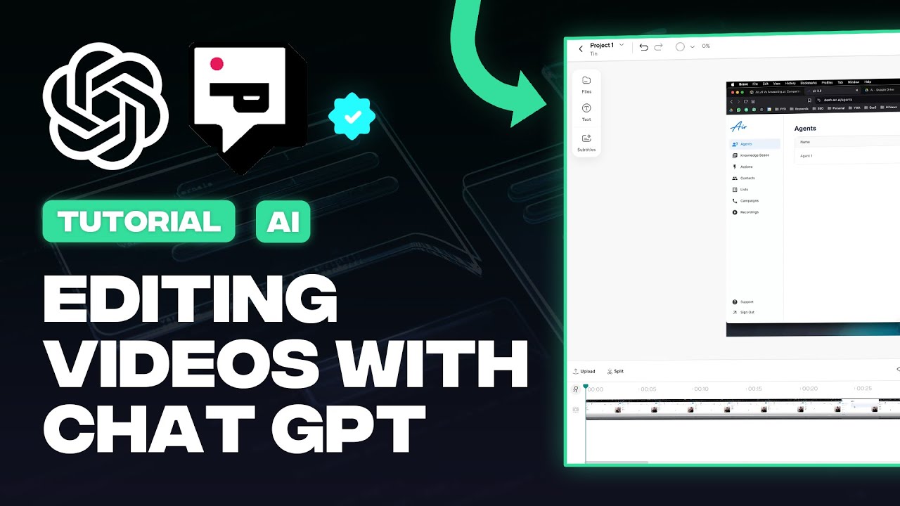 How To Edit Videos With Chatgpt Ai Video Editor Tutorial Youtube