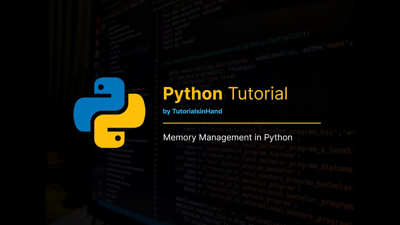 Memory Management In Python Explained Clearly Python Pythontutorial