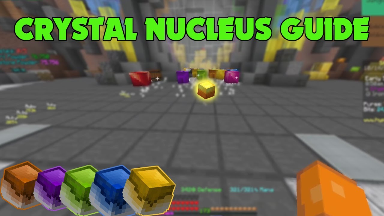 Crystal Nucleus Guide Tutorial Hypixel Skyblock Ironman Youtube