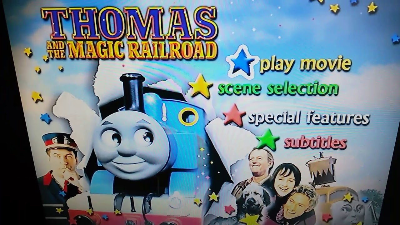 Thomas And The Magic Railroad Dvd Menu Walkthrough Youtube