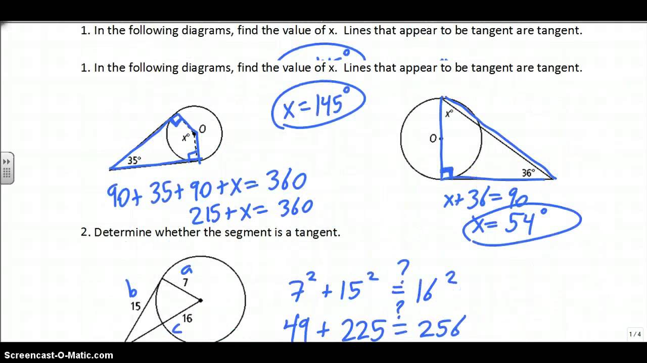 Geometry Circles Review Worksheet Quiz Worksheet Measuring An