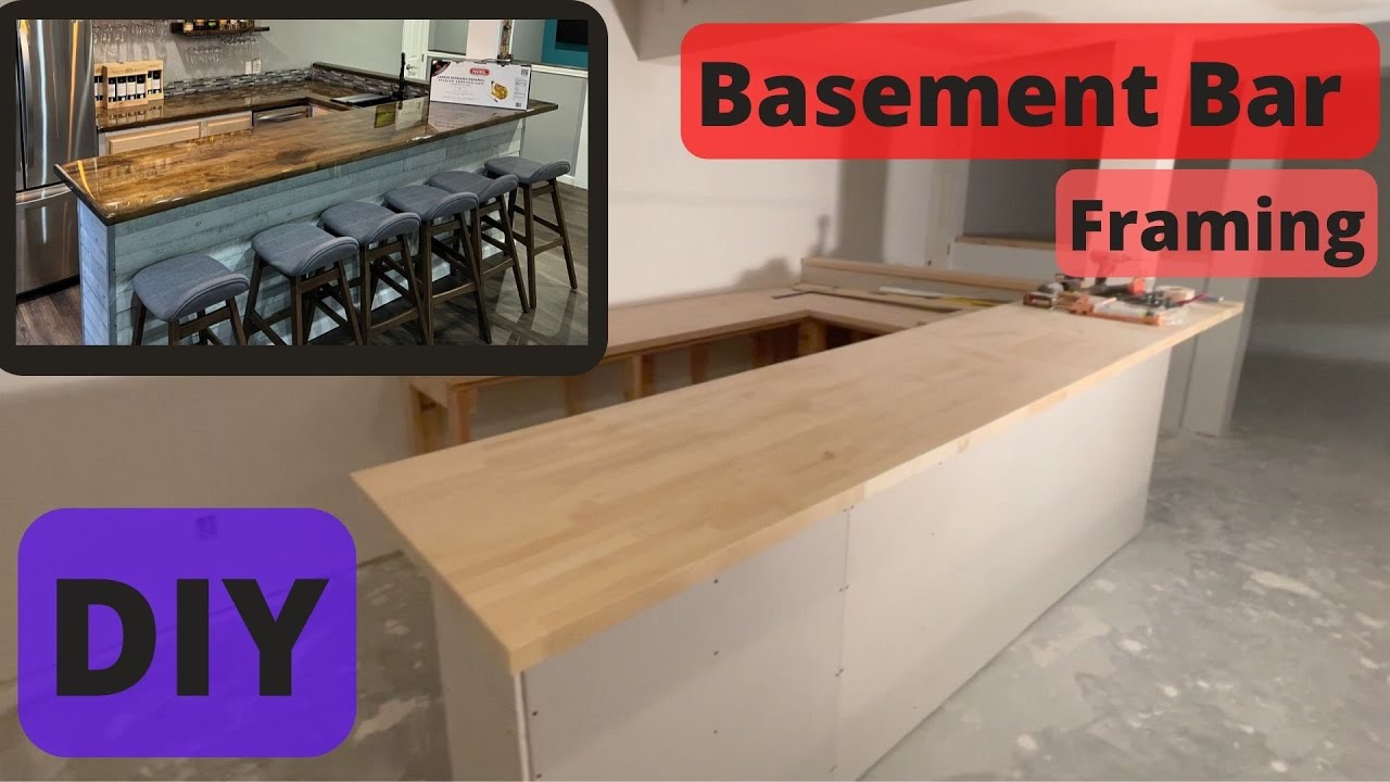 Framing Basement Bar Samsung 55 Inch Class Qled 4k The Curated On
