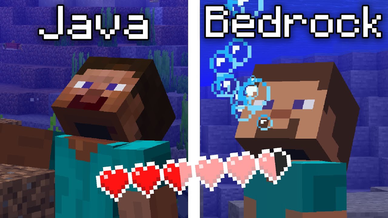 Java Vs Bedrock Youtube