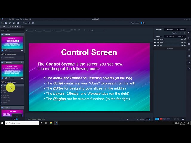 Mediashout 6 Announcement Loop Vicana