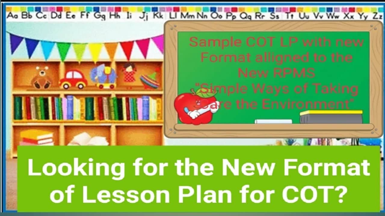 Cot Lesson Plan For Kindergarten Melc Based At Nathaniel Birge Blog
