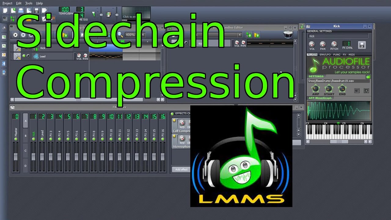 Lmms Sidechain Compression Tutorial Youtube