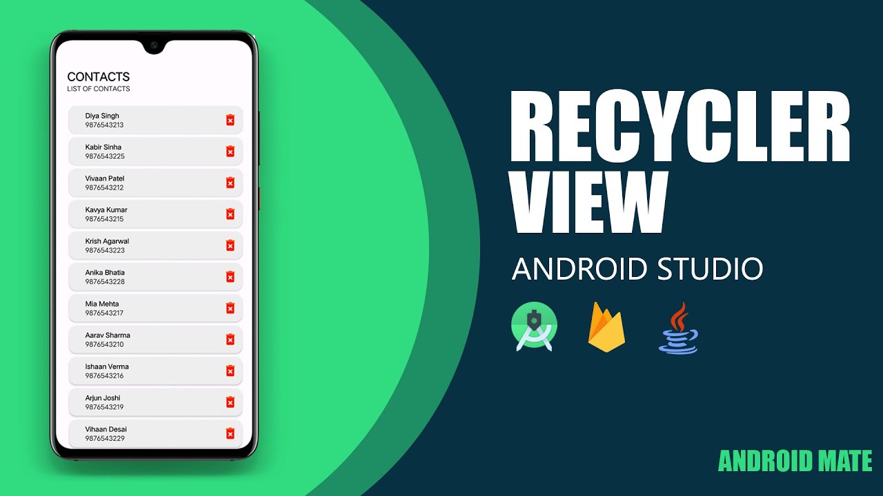 Implementing Recyclerview In An Android App With Android Studio And