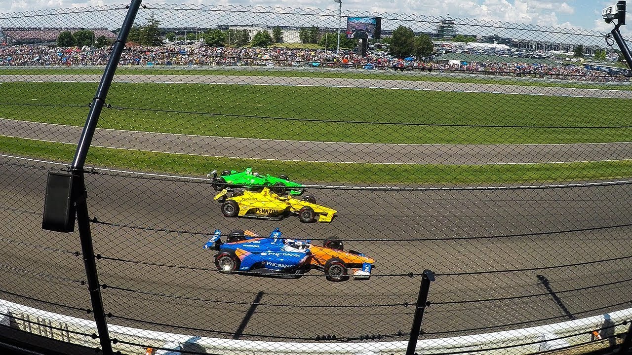 Full 2018 Indianapolis 500 Pov From Turn 2 Fuzzy S Suite Youtube