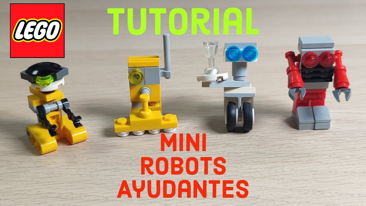 Mini Robots Ayudantes De Lego Lego Legorobot Legomario