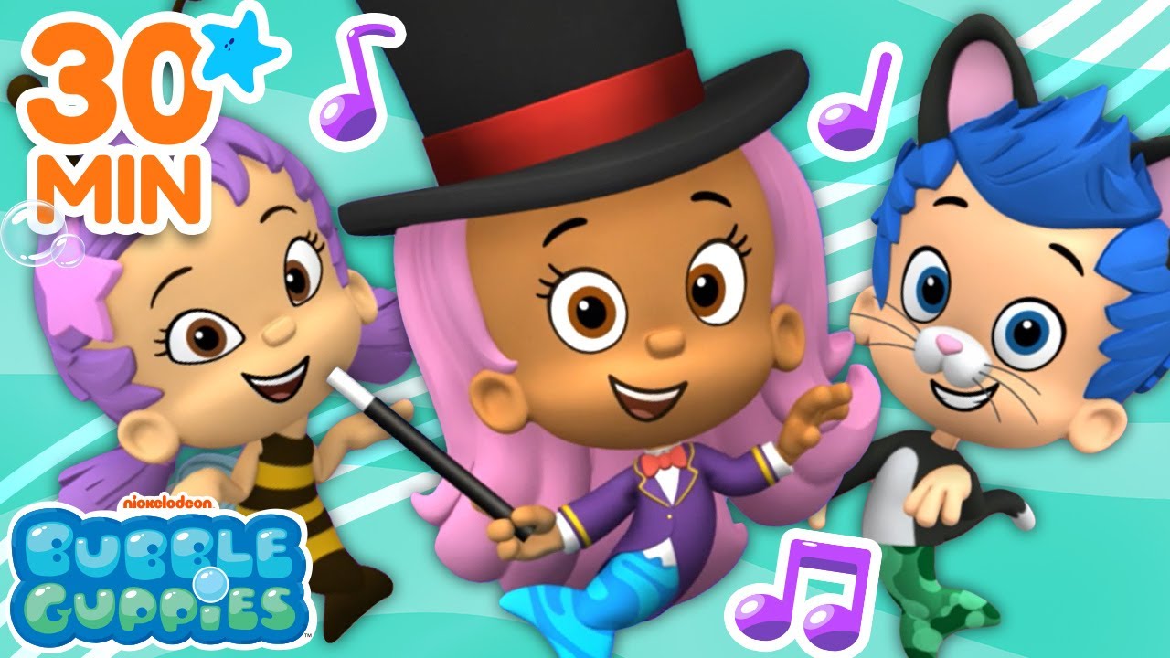 Dance With Bubble Guppies рџћµ 30 Minute Dance Songs Compilation Bubble