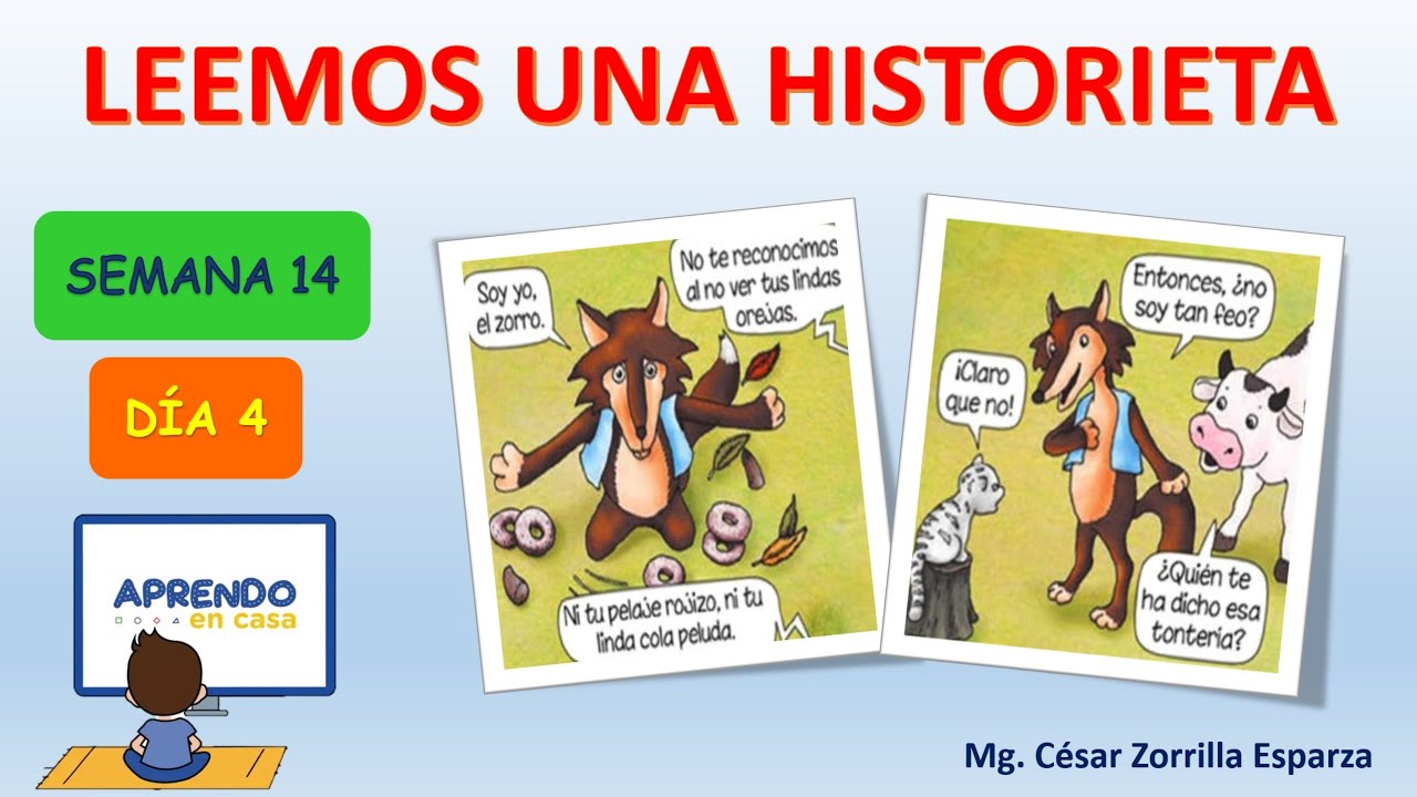 Leemos Una Historieta Semana 14 Día 4 5to Grado Youtube