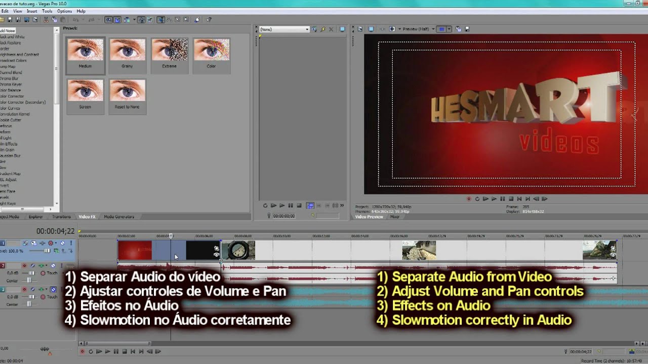 Tutorial Basic Audio Edit Sony Vegas Youtube