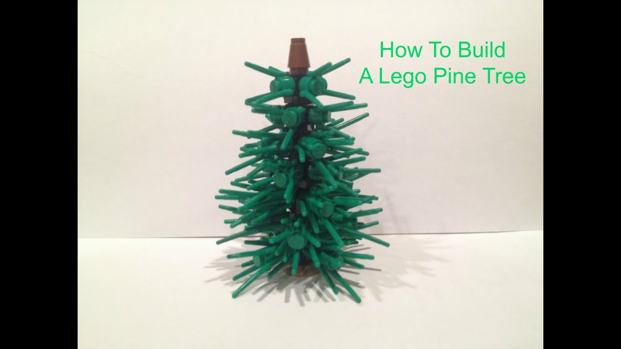 How To Build A Lego Pine Tree Youtube