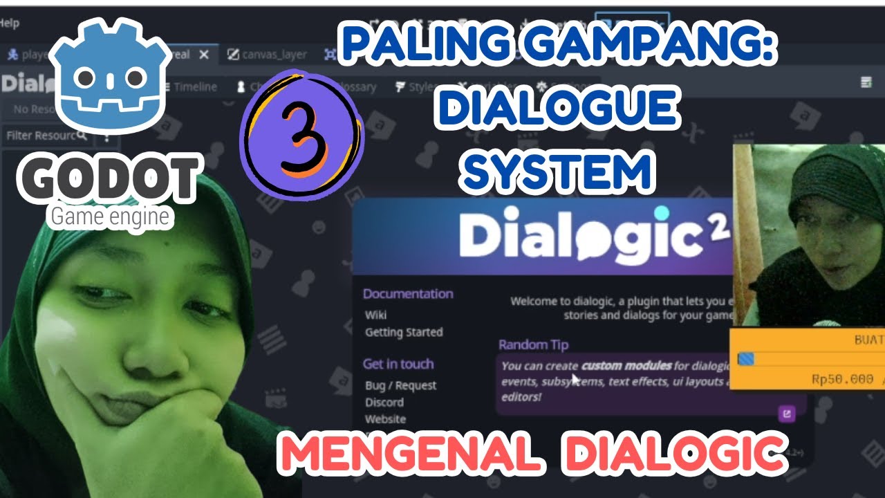 Part 68 Part 3 Part 3 Dialogue System Paling Mudah Pake Dialogic Di