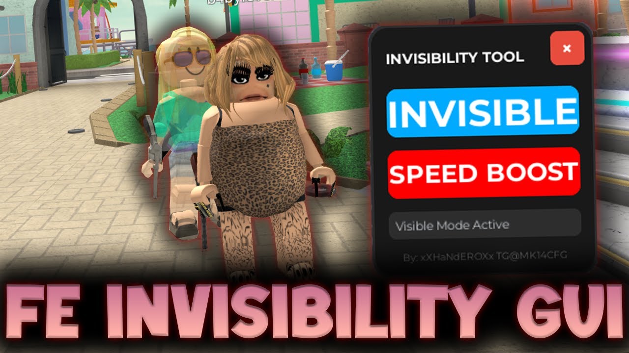 Fe Invisibility Script Gui Roblox Exploiting Youtube
