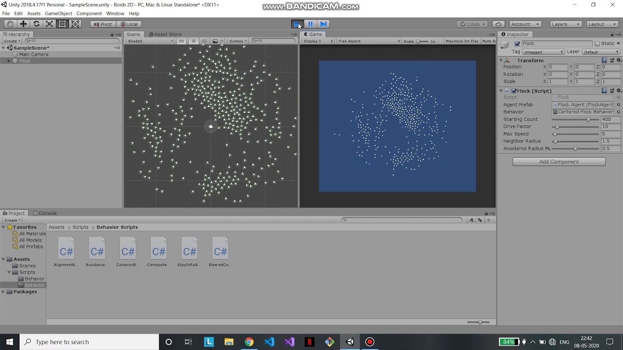 2d Boids Unity Youtube