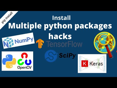 Multiple Python Packages At Once Using Pip Python Youtube