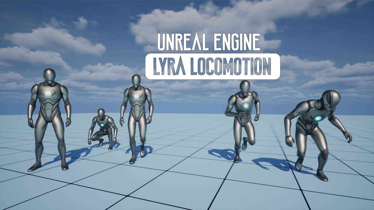 Unreal Engine 5 Basic Locomotion Using Lyra Animations Beginner