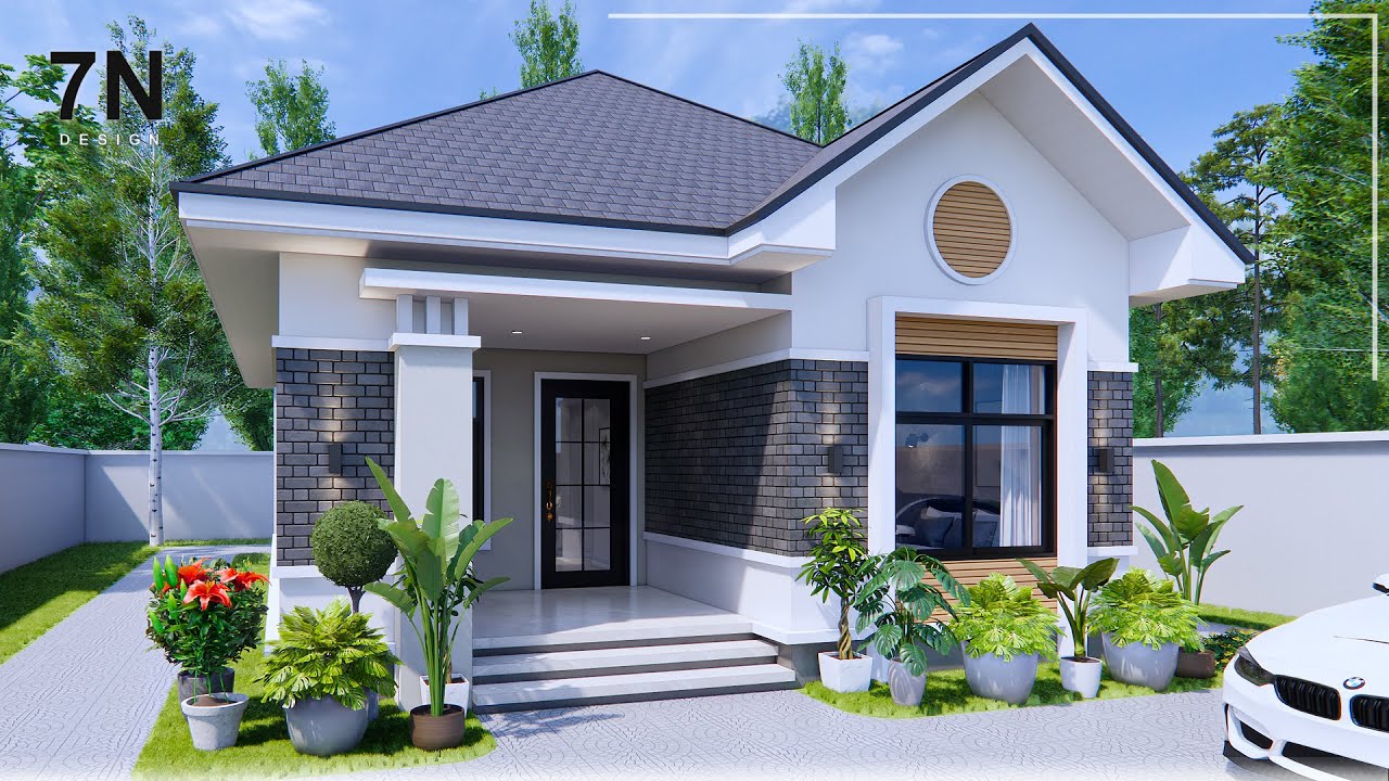 7 X 12 Meter Small House Plan Beautiful House Design With 3bedrooms
