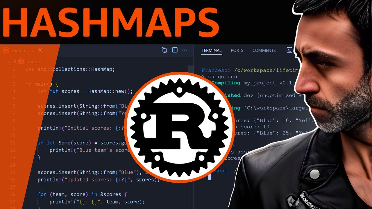 Master Hash Maps In Rust Full Crash Rust Tutorial For Beginners Youtube
